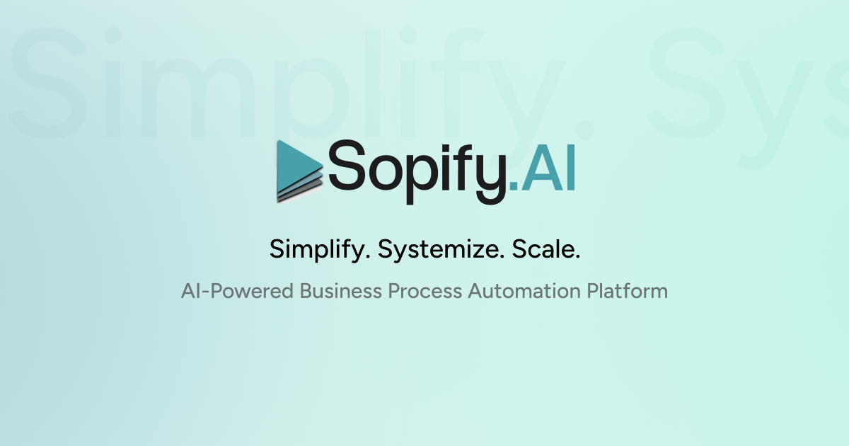AI SOP Generator – Simplify SOP Creation with Sopify.AI